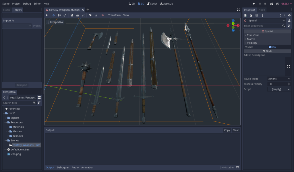 Fantasy Weapons Pack – #1 Human – Godot Assets Marketplace