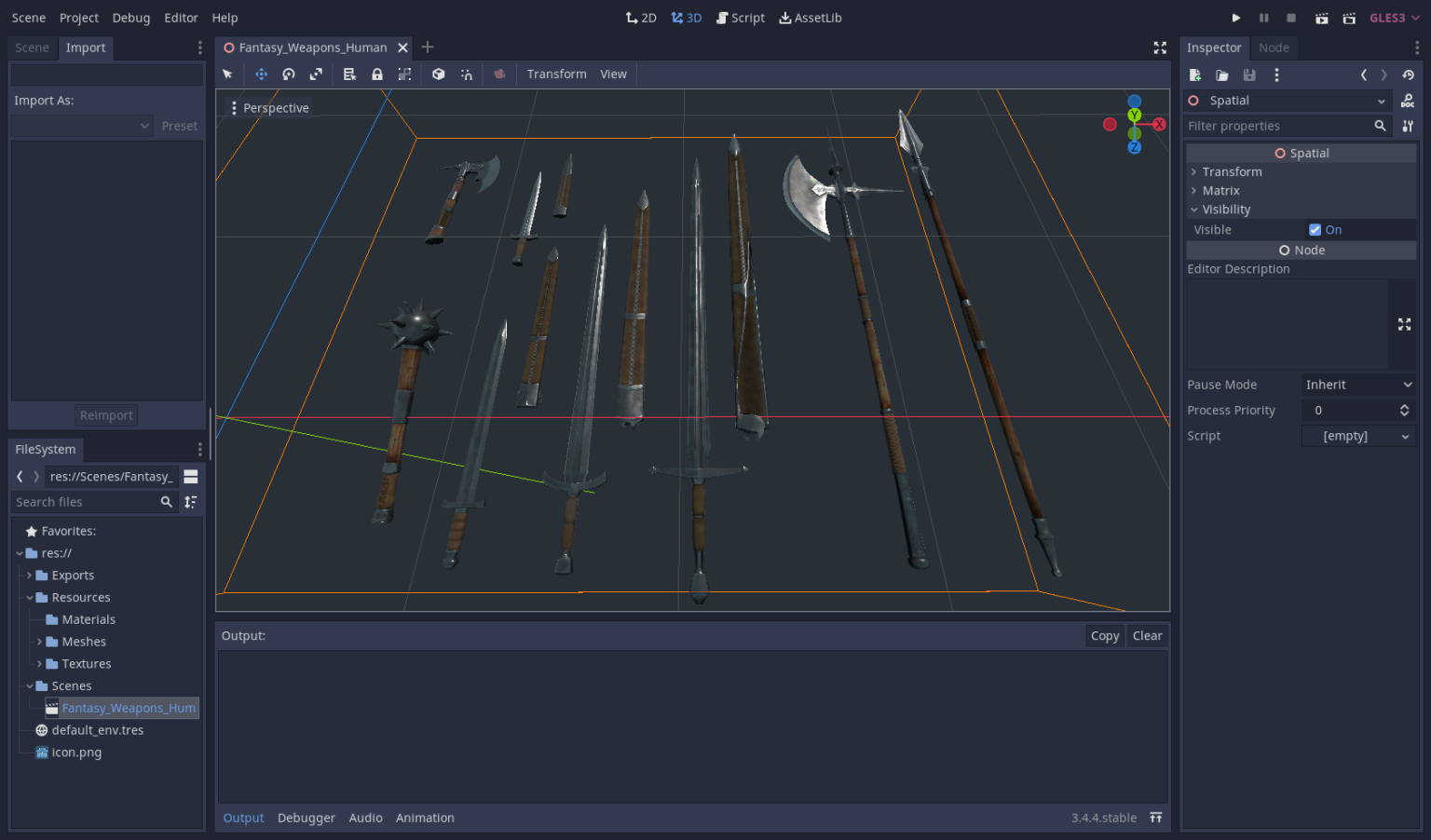 Fantasy Weapons Pack – #1 Human – Godot Assets Marketplace