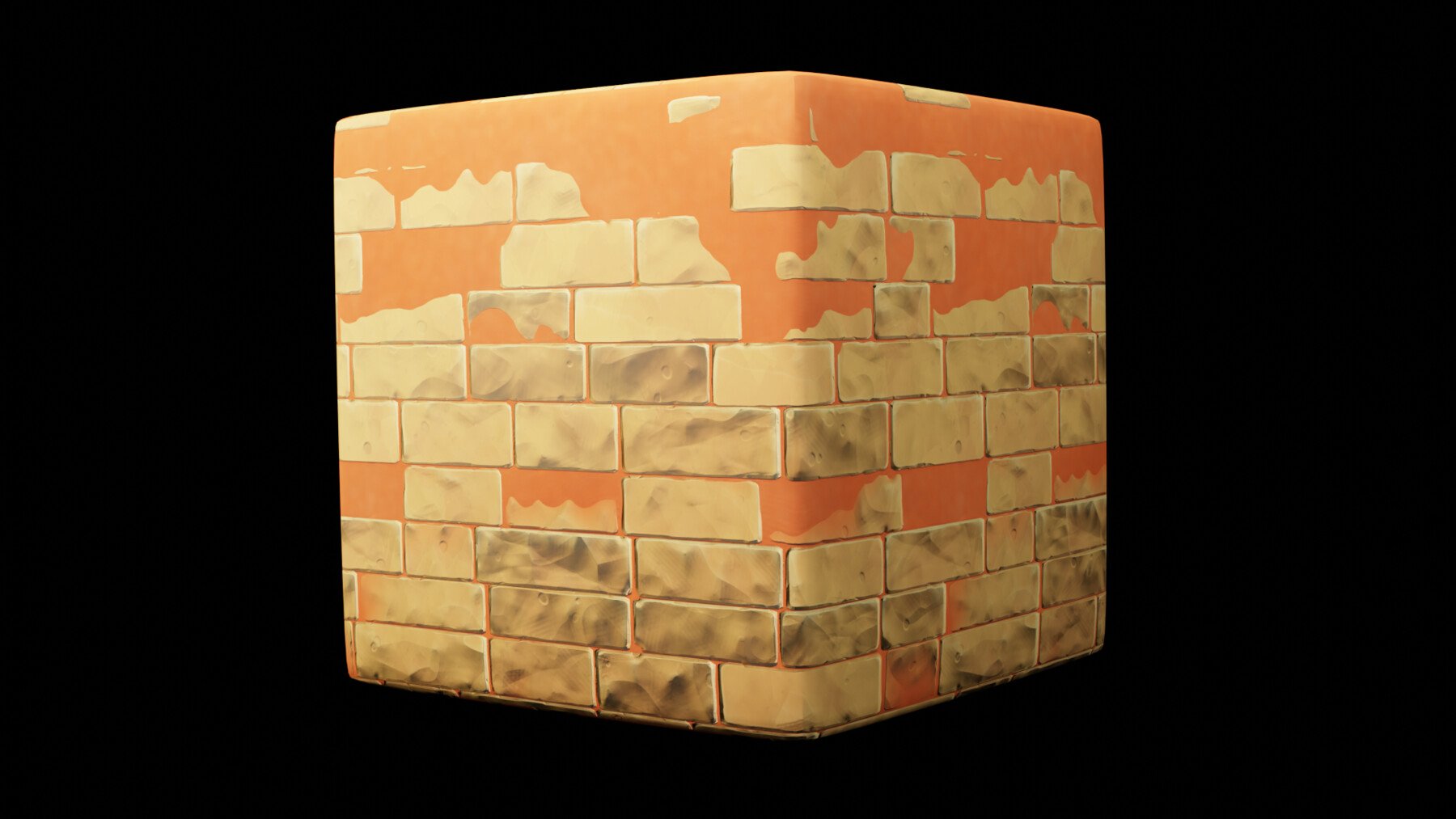 Stylized Tiled Textures and Materials Desert Sand and Brick walls ...