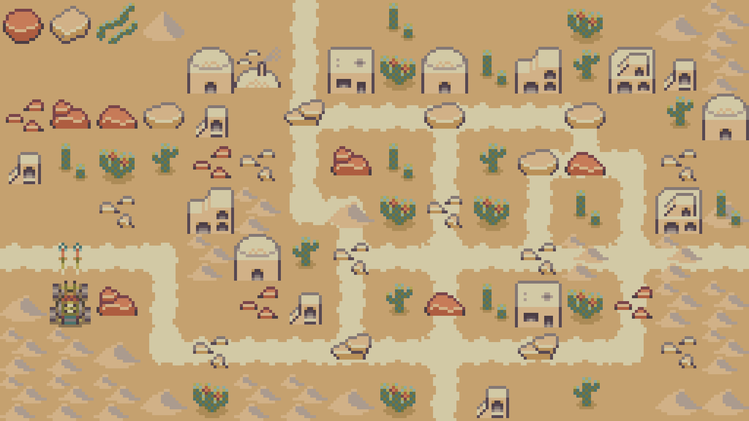 16×16 desert tile set – Godot Assets Marketplace