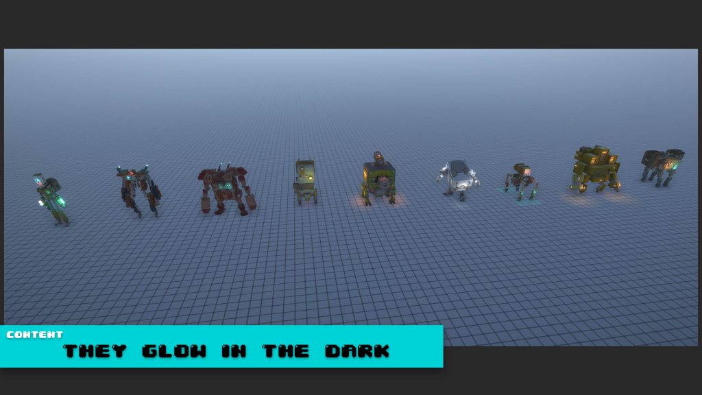 Voxel Animated Robots – Godot Assets Marketplace