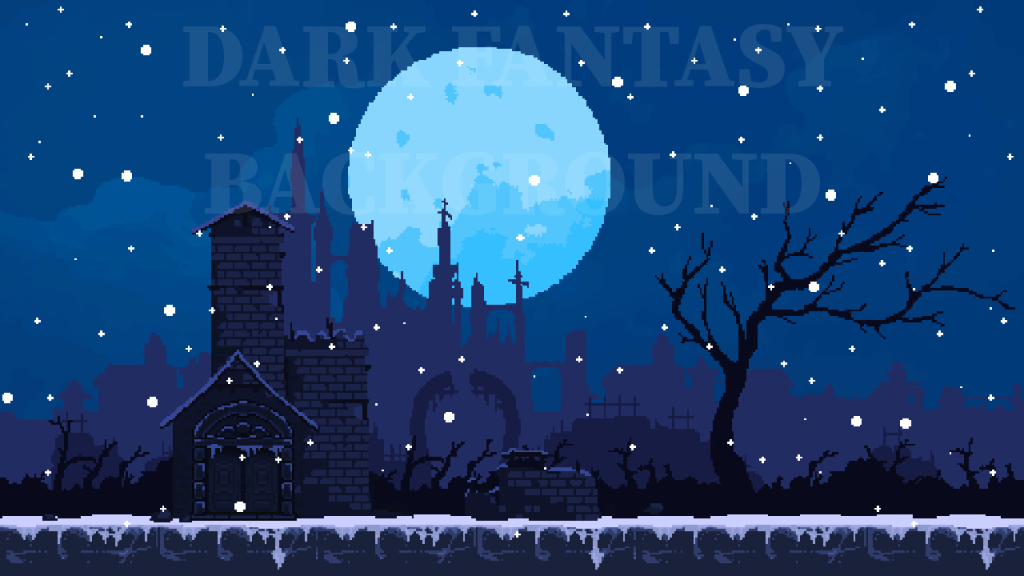 2D Pixel Art DARK FANTASY Backgrounds – Godot Assets Marketplace
