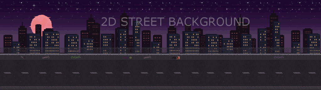 2D Street and Road Backgrounds Pack – Godot Assets Marketplace