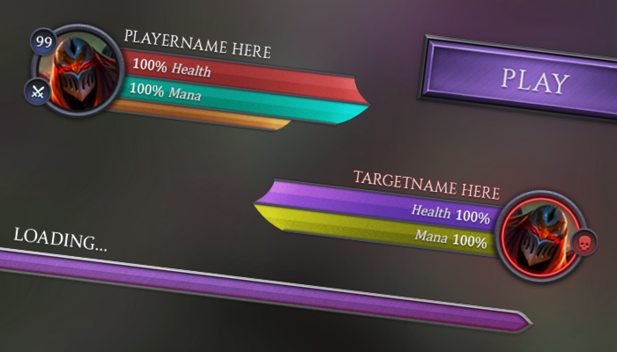 PURPLE LAND – RPG & MMO – Game Interface – Godot Assets Marketplace