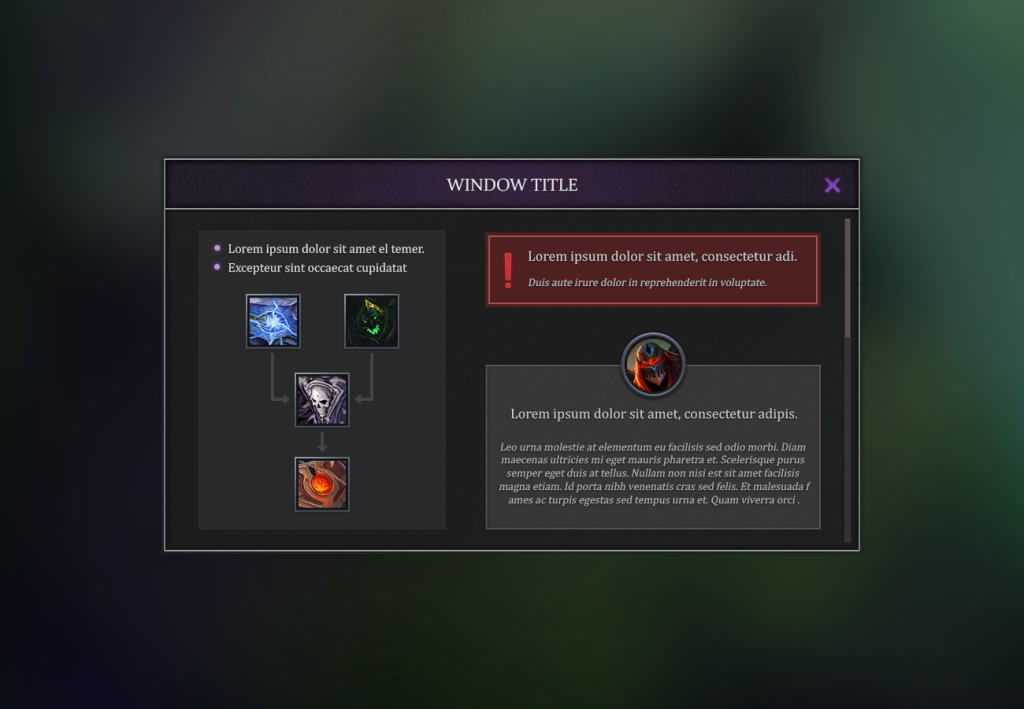 PURPLE LAND – RPG & MMO – Game Interface – Godot Assets Marketplace
