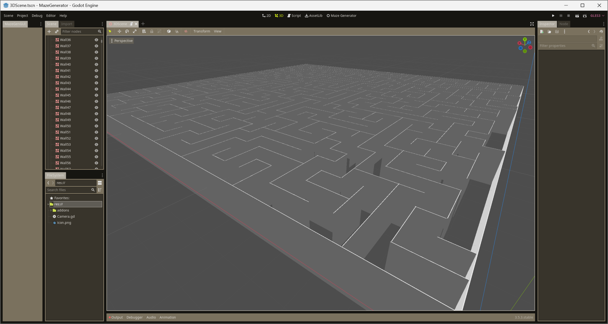 Godot 3.5+ Maze Generator 3D – Godot Assets Marketplace