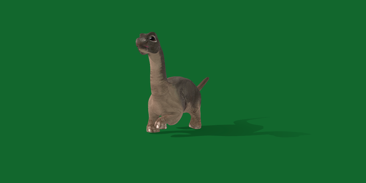 Brachiosaurus Baby Dinosaur – Godot Assets Marketplace
