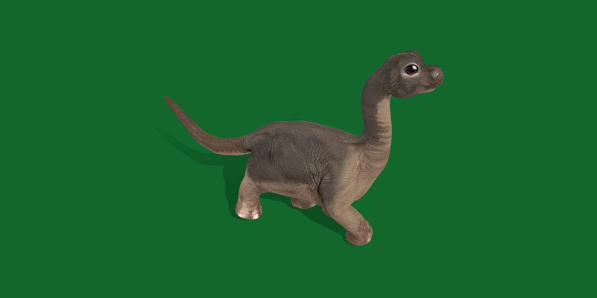 Brachiosaurus Baby Dinosaur – Godot Assets Marketplace