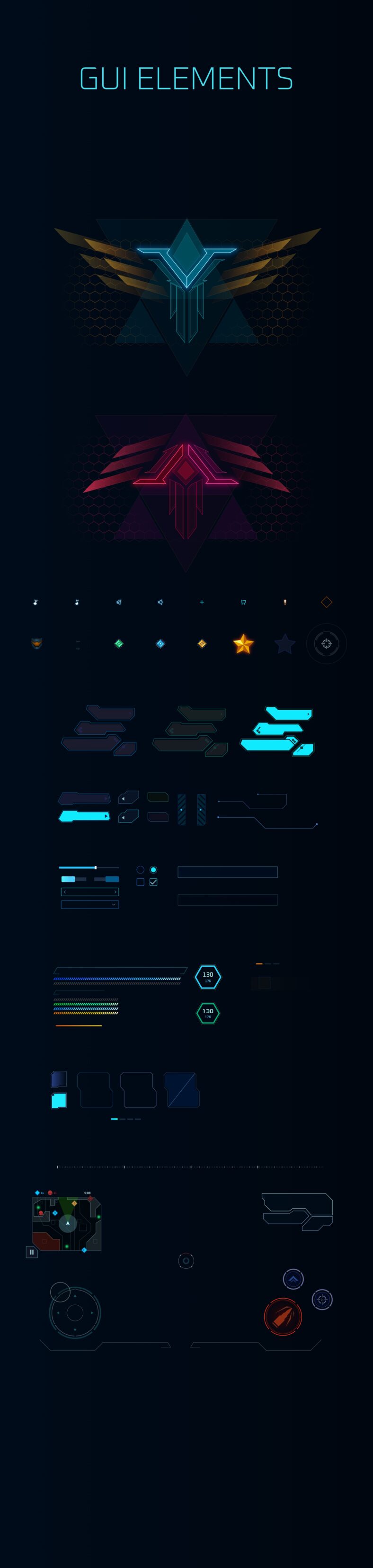 SCI-FI GAME GUI ASSET PACK – Eclipse Protocol – Godot Assets Marketplace